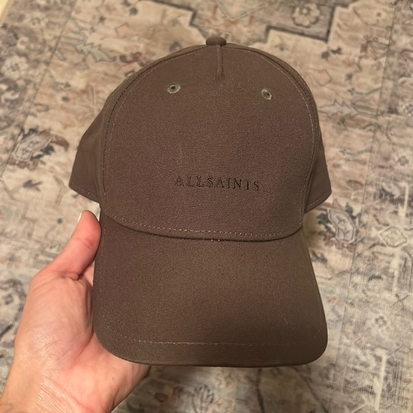 All Saints | Accessories | All Saints Hat Brown Leather Strap | Poshmark